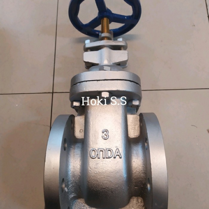 Jual Gate Valve Onda Cast Iron Jis 10k Flange 3"inch / DN 80 | Shopee ...