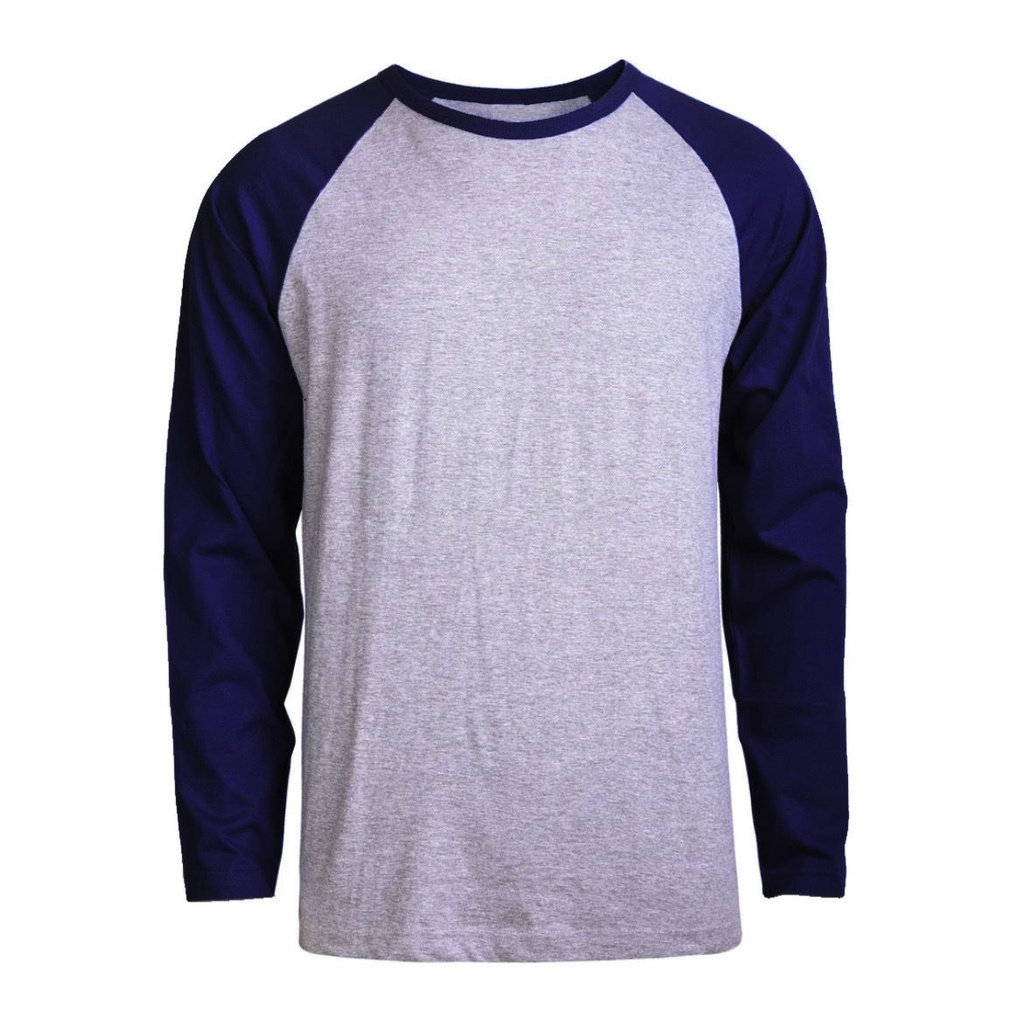 Jual Kaospolos - Kaos raglan polos pria lengan panjang | kaos polos ...