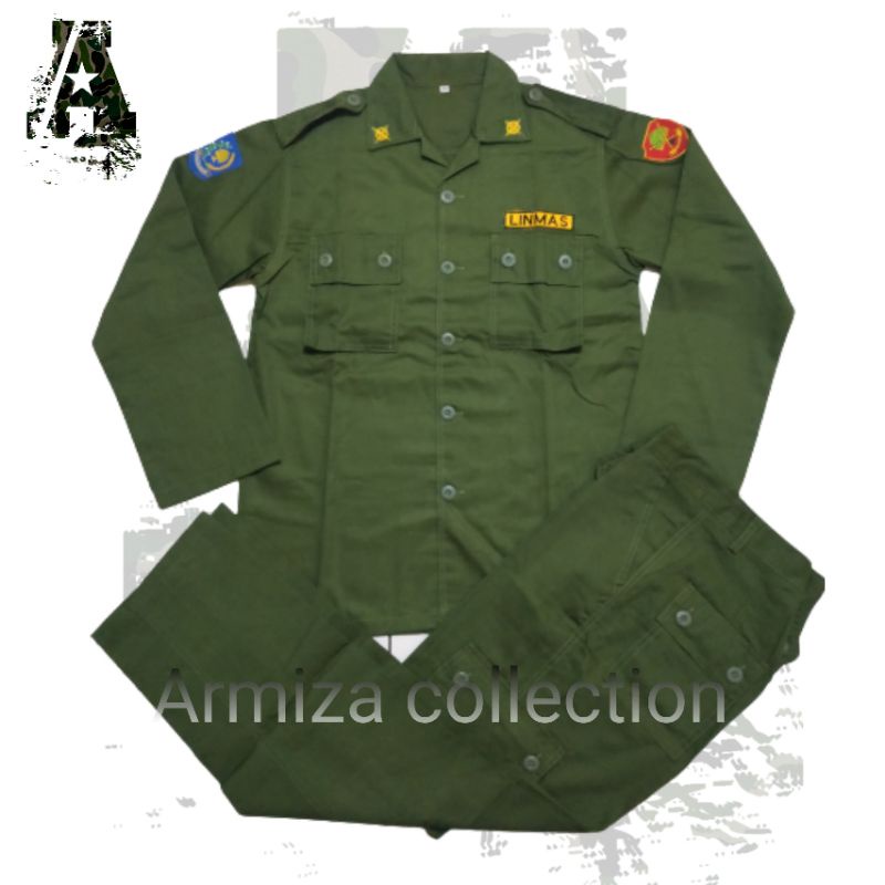 Jual Seragam Linmas terbaru seragam lapangan satlinmas terbaik | Shopee ...