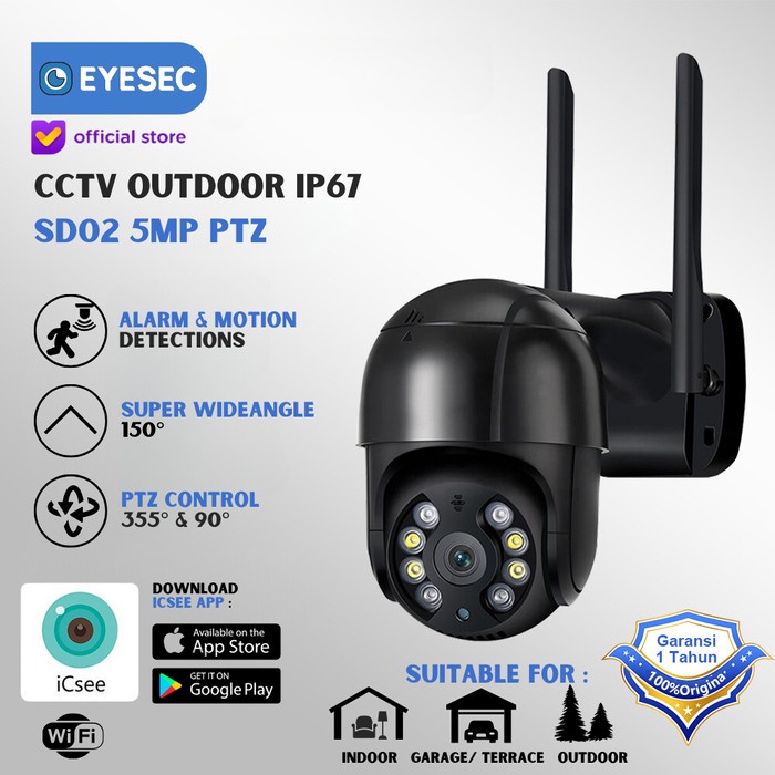 Jual Ip Kamera Cctv 6K Wifi Outdoor 360 Ptz Smart Camera Cctv Ip67 ...