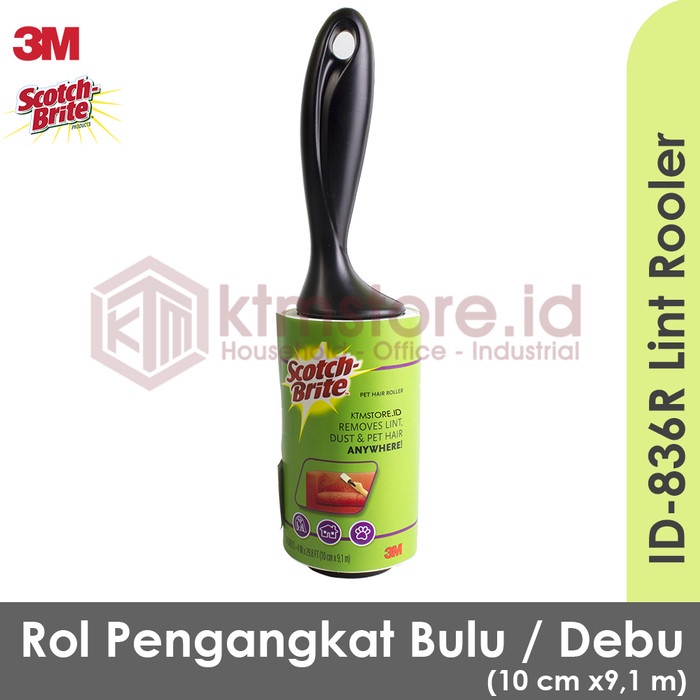 Jual Promo 3M Scotch Brite Lint Roller, Pet Hair Roller, Rol Pengangkat ...