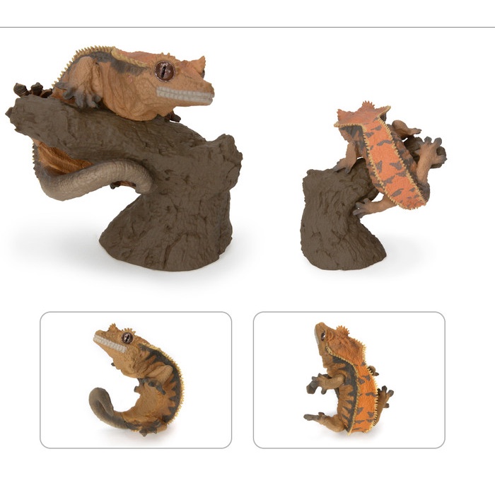 Jual Ikimono Diorama Tokek Leopard Crested Gecko Bandai Gacha Gashapon ...