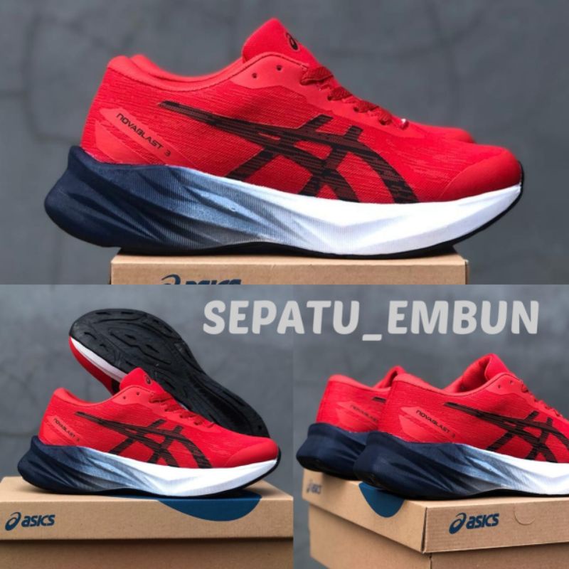 Jual Sepatu Runing Pria Merah As 1k Nova Sepatu Olahraga Lari Merah ...