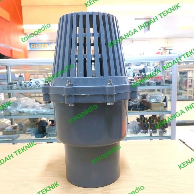 Jual Foot Klep Pvc Drat 4" Inch Dn100 / Foot Valve Drat Pvc 4" Inch ...