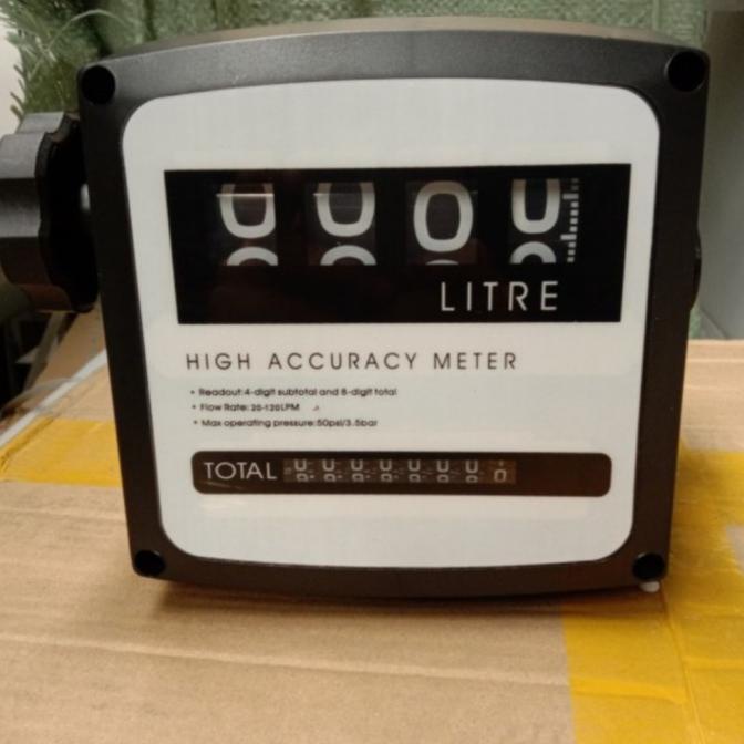 Jual Flow Meter Solar 1 Inch Flowmeter Bbm Minyak Dan Oli 4 Digit 1 ...