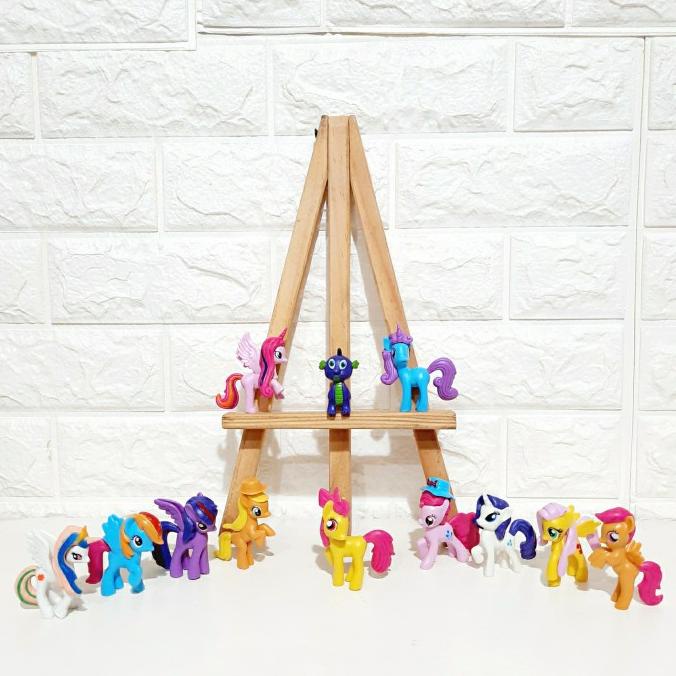 Jual XIEXIENIN My Little Pony Hasbro figure set cake topper kado mainan ...