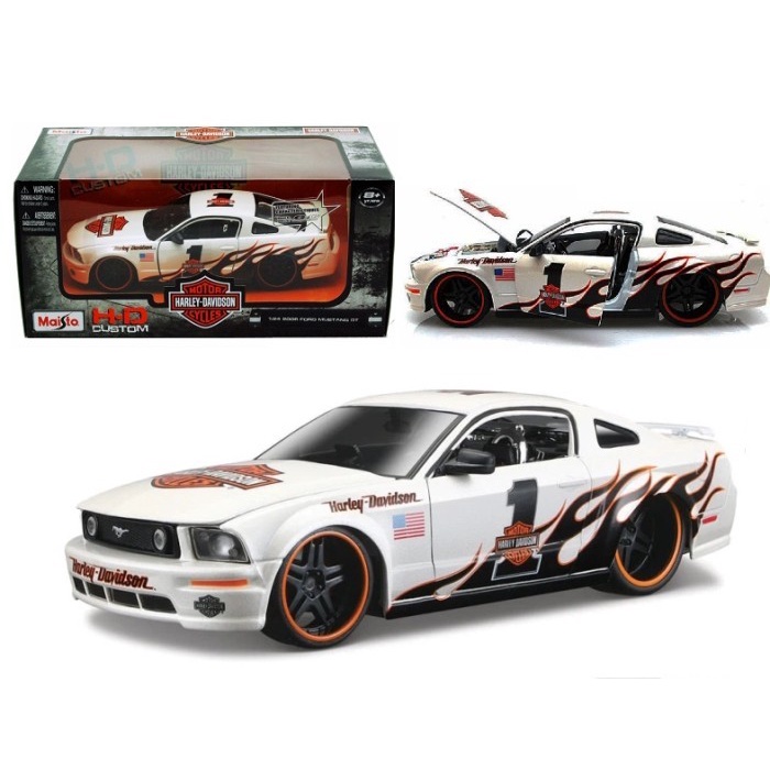 Jual MUST HAVE!! DIECAST MOBIL MAISTO 1:24 2006 FORD MUSTANG GT HARLEY ...