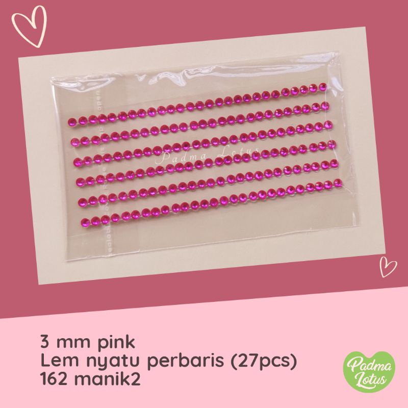 Jual Manik kristal nail art eye make up crystal sticker diamond cosplay ...