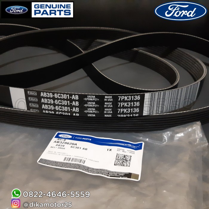 Jual fan belt ford ranger 2.200cc original best | Shopee Indonesia