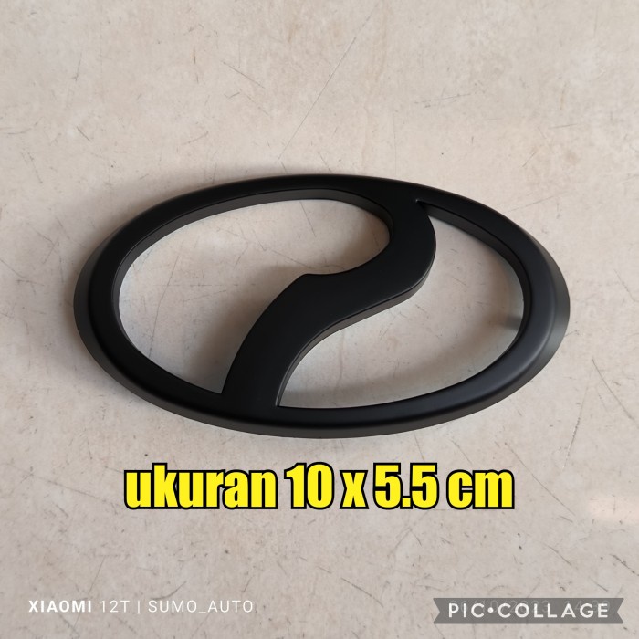 Jual satu biji emblem logo PERODUA warna HITAM emblem pengganti logo D ...