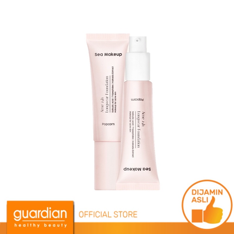 Jual Sea Makeup Acne 24H Longwear Foundation Popcorn | Shopee Indonesia