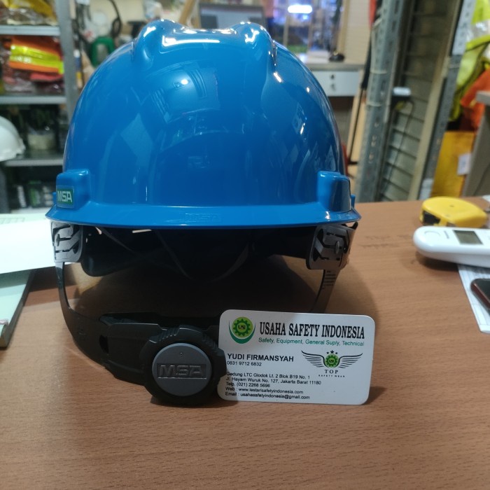 Jual Baru Helm Msa Ori V-Gard Fastrack Warna Biru Asli Original Standar ...