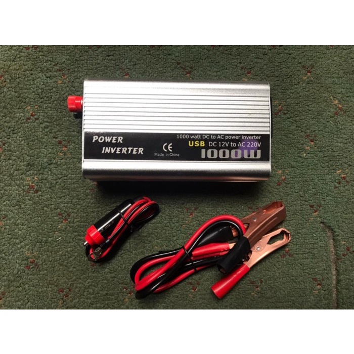 Jual COD Power Inverter Dc 12V To Ac 220V 1000 Watt Pure Sine Wave Bisa ...