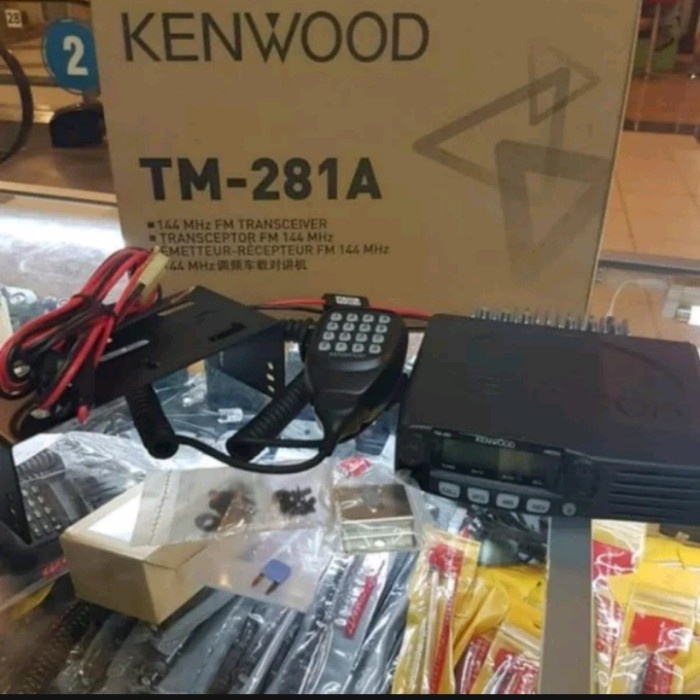 Jual Radio Walkie Talkie Ht Rig Kenwood Tm281 Tm 281 281A Tm281A Vhf Baru | Shopee Indonesia