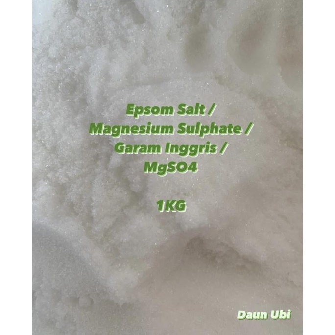 Jual Magnesium Sulphate / Garam Inggris / Epsom Salt / Mgso4 (1Kg) | Shopee Indonesia