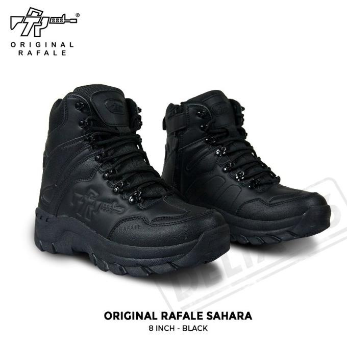 Jual Sepatu Original Rafale 8" Sahara Tactical Military Boots HITAM ...
