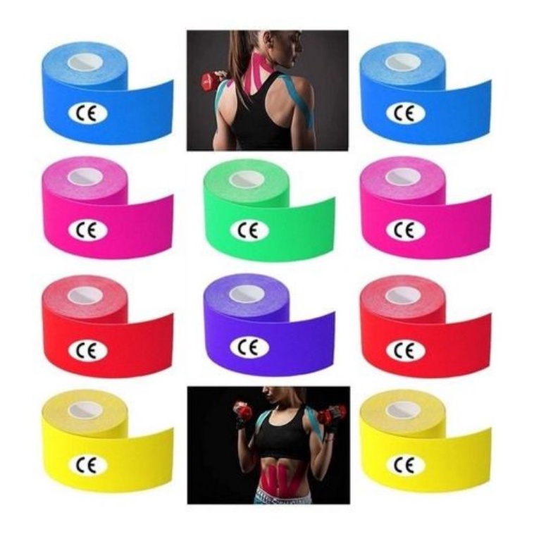 Jual Kinesiotape Tapping Olahraga Sport 5CM × 2,5CM Plaster Lutut Otot ...