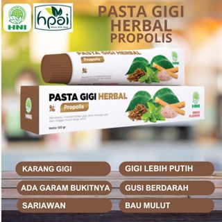 Jual Pasta Gigi Herbal Propolis HNI HPAI isi 120 gr Tanpa Fluoride dan ...