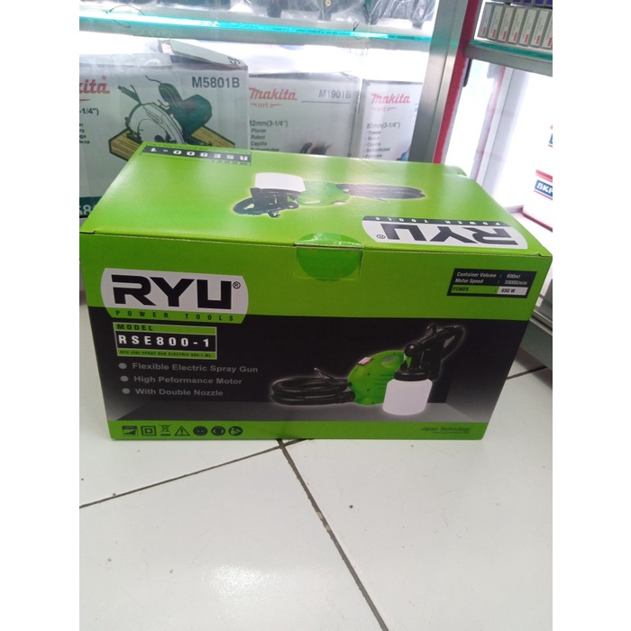 Jual New Ryu Spray Gun Electric 650W / Mesin Semprot Cat Listrik Rse800 ...