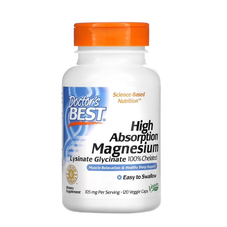 Jual DOCTORS BEST HIGH ABSORPTION MAGNESIUM LYCINATE GLYCINATE 100% ...