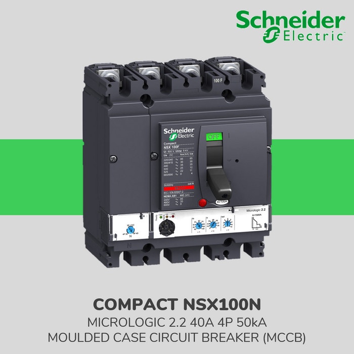 Jual Original Schneider Compact Nsx630F Mic 2.3 Mccb 630A 4P 36Ka ...