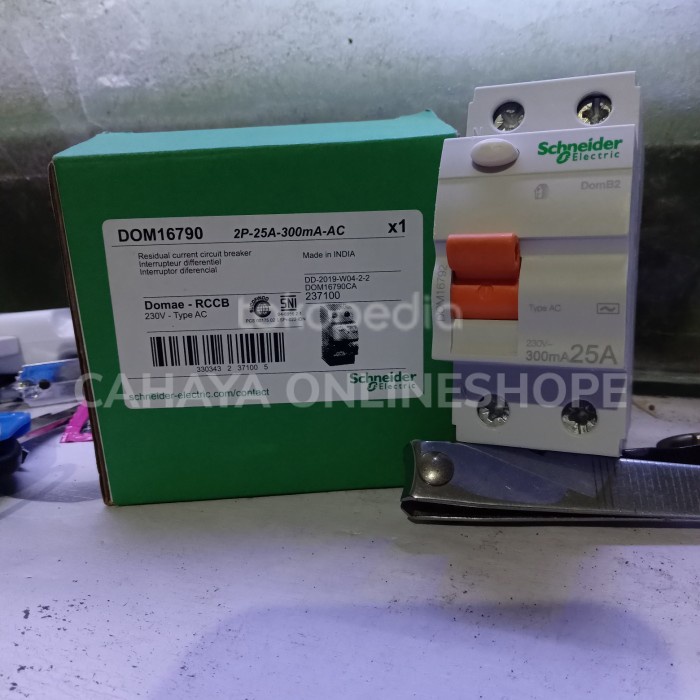 Jual Ori Elcb / Rccb Schneider 2P 25A 30Ma-300Ma New Original Bisa Gojek | Shopee Indonesia