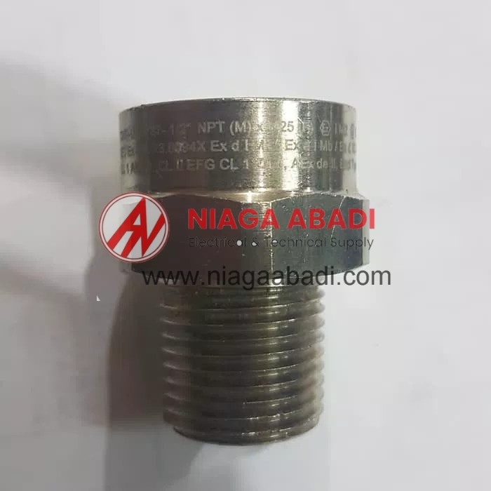 Jual Ori Adaptor Reducer Cmp-Uk 737 Male 1/2 Npt X Female M25 Brass ...