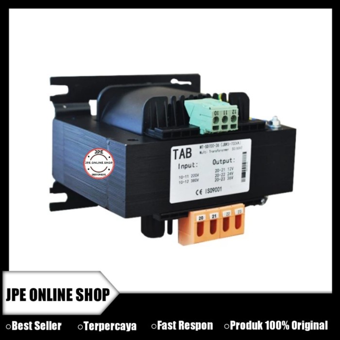 Jual Original Trafo Step Down 700Va Output 36V/24V/12V Multi Trafo Step ...