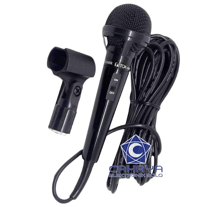 Jual TOA Mic ZM-260 Hitam Mikrofon Kabel Audio Vokal Vocal Best Seller ...