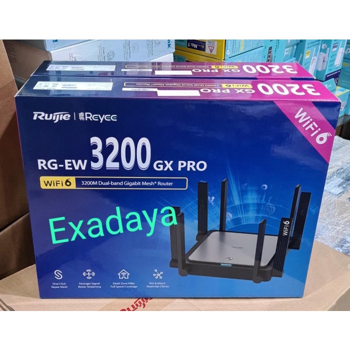 Jual Ruijie RG-EW3200GX PRO 3200M Wi-Fi 6 Dual-band Gigabit Router ...