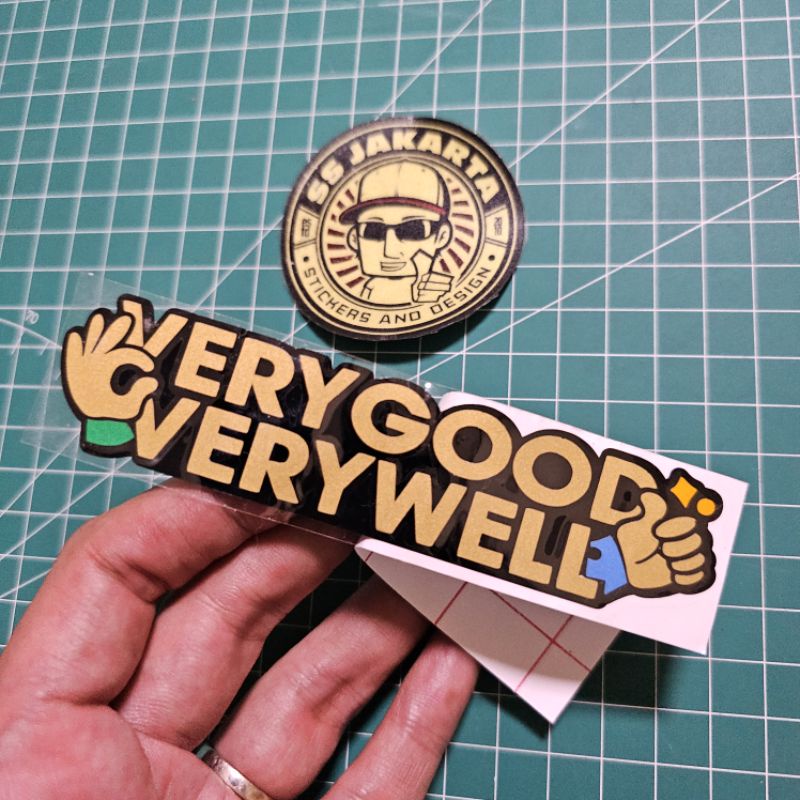 Jual STIKER STICKER VERYGOOD VERYWELL CUTTING | Shopee Indonesia