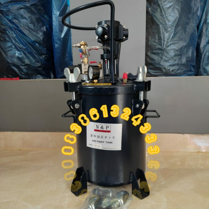 Jual Ready Paint Tank 10 Liter/Mesin Mixer Cat/Pressure Tank Pengaduk ...