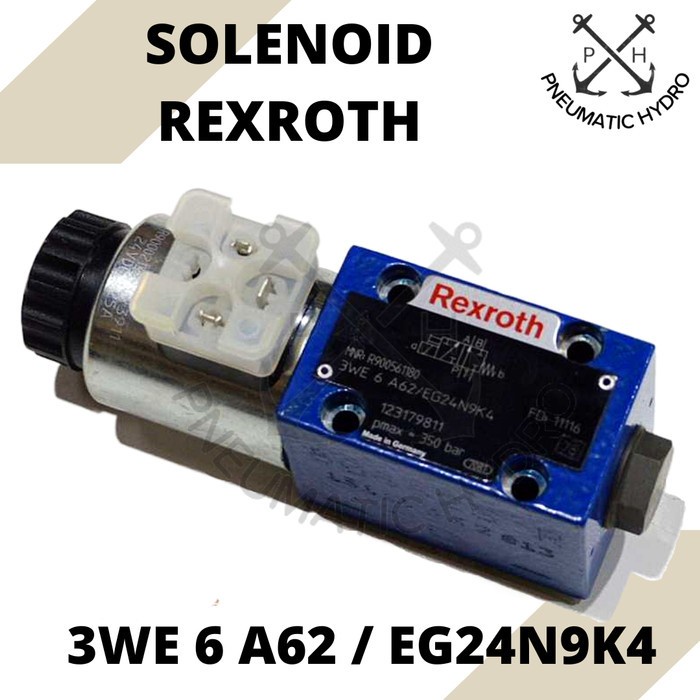 Jual Original Solenoid Rexroth 3We 6 A62 / Eg24N9K4 Terbatas | Shopee ...