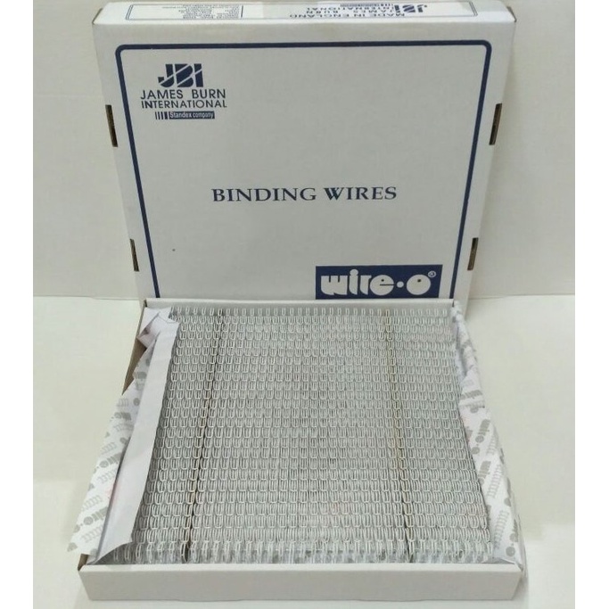 Jual Spiral Kawat A4 3:1 No. 7 (7/16") Jbi - Putih (Box Isi 100 Batang) | Shopee Indonesia