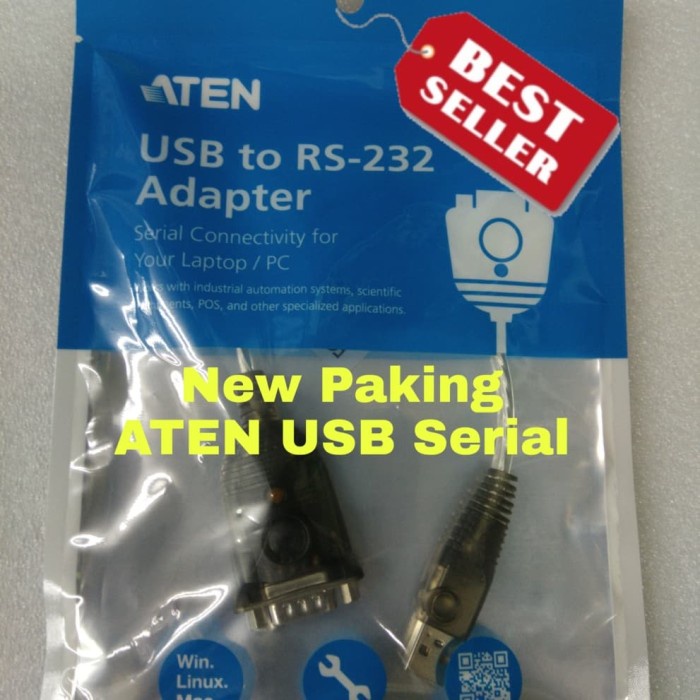 Jual ATEN USB TO SERIAL RS 232 CONVERTER | Shopee Indonesia