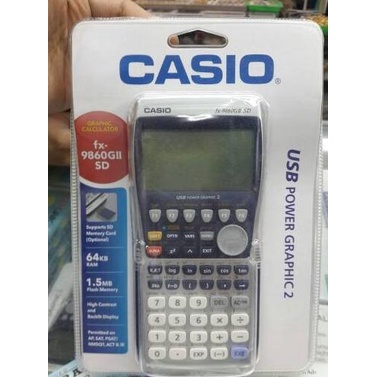 Jual Casio Graphic fx 9860gii sd bergaransi resmi | Shopee Indonesia