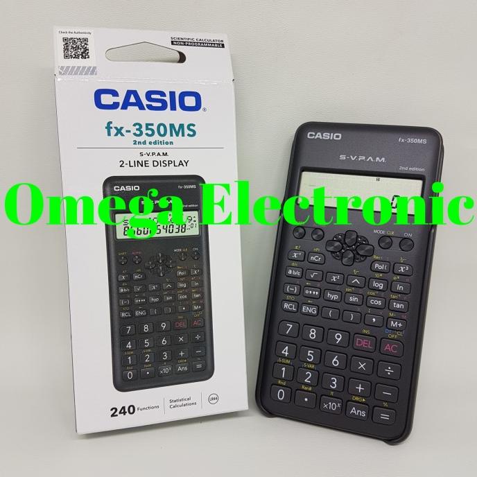 Jual Casio FX-350MS 2nd Edition - Kalkulator Ilmiah Scientific ...