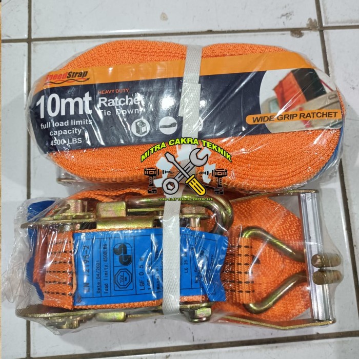 Jual Promo New Rachet Tie Down 2"X10M Cargo Lashing Tali Pengikat ...