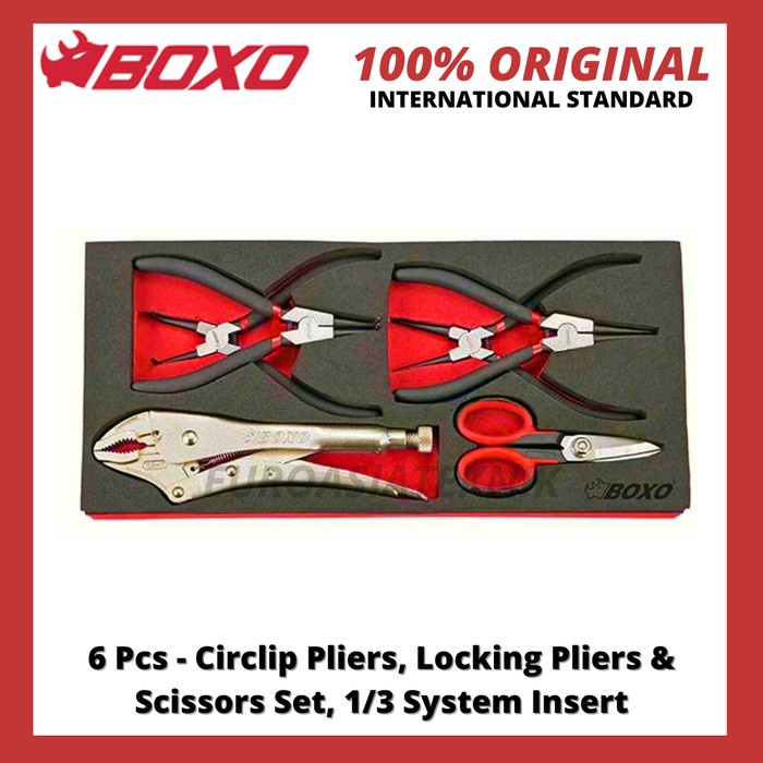 Jual Baru Boxo Tools Set 6 Pcs Tang JepitTang Pengunci Set Gunting ...