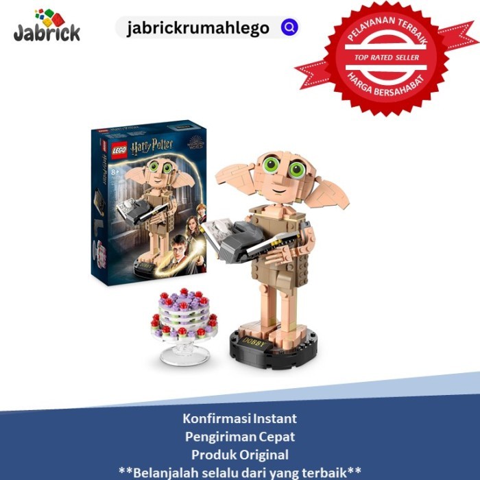 Jual LEGO 76421 Harry Potter Dobby the House-Elf Set (DUS CACAT ...