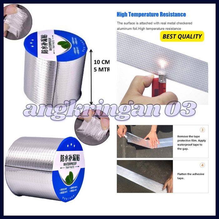 Jual Lem Tandon Air Anti Bocor Waterproof Lakban Penambal Bocor Serbaguna | Shopee Indonesia