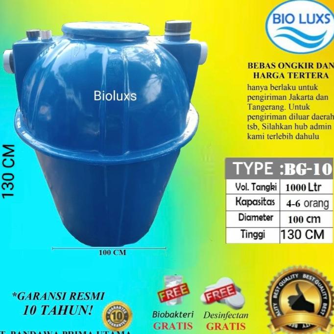 Jual Septic Tank Bio, Biotech, Biofil, Septictank BioLuxs 1000 liter ...