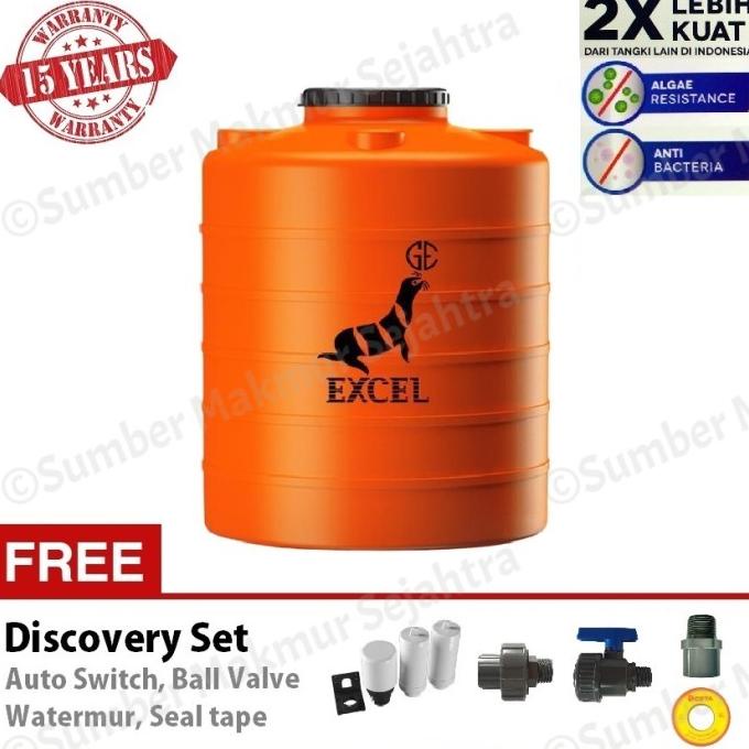 Jual Tangki Air / Tandon / Toren Excel Blow 550 Liter - ALB 600 (ALB600) | Shopee Indonesia