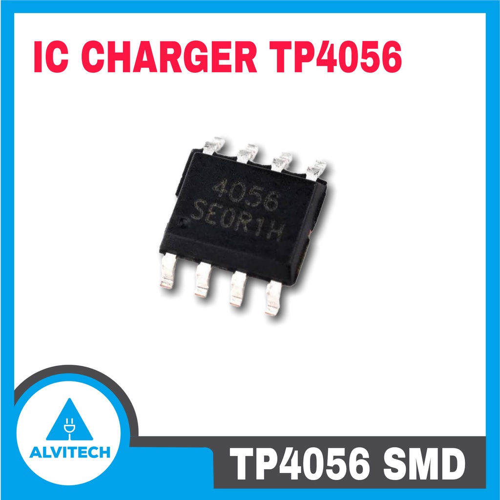 Jual IC TP4056 1A Linear Lithium ion Battery Charger SMD SOP-8 | Shopee Indonesia