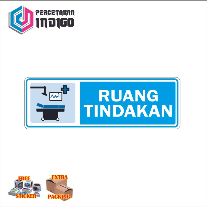 Jual Promo plat alumunium rambu rambu ruang tindakan Keren | Shopee ...