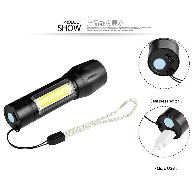 Jual PSY374 SENTER SWAT MINI LED ZOOM SUPER TERANG SWAT POLICE LIGHT ...