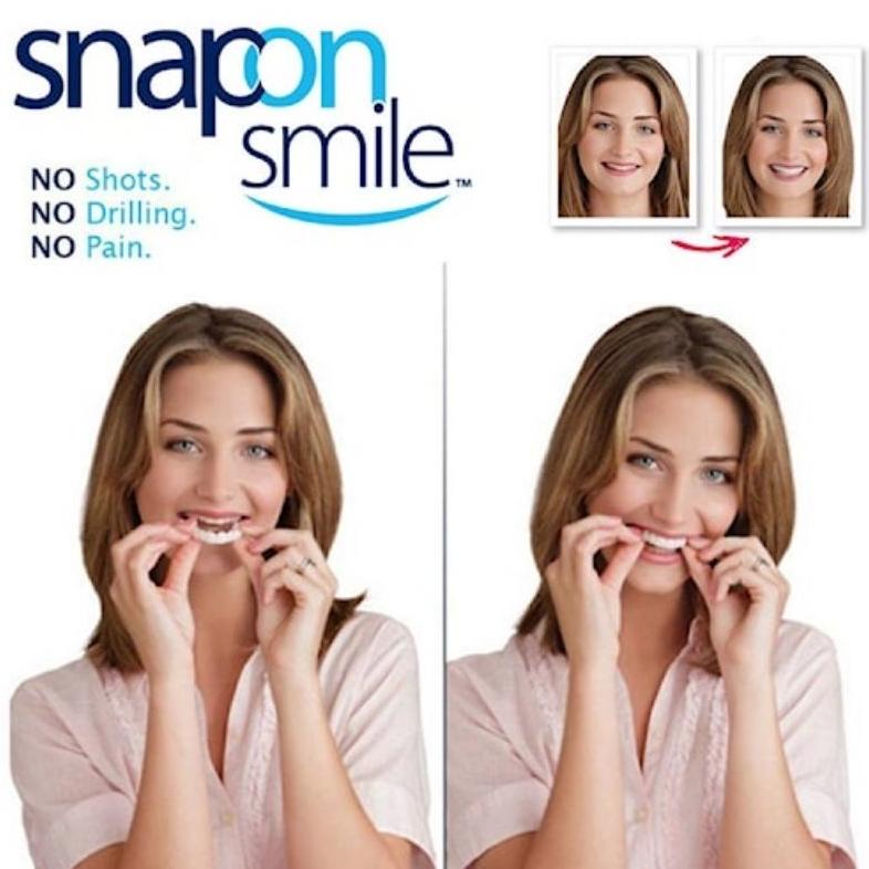 Jual Miliki Gigi Palsu Atas Bawah Satu Set Venner Gigi Snap On Smile ...