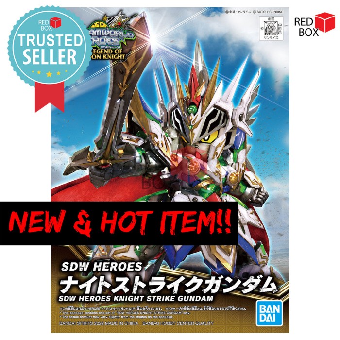 Jual SD Knight Strike Gundam SDW World Heroes 21 Bandai Original Gunpla ...
