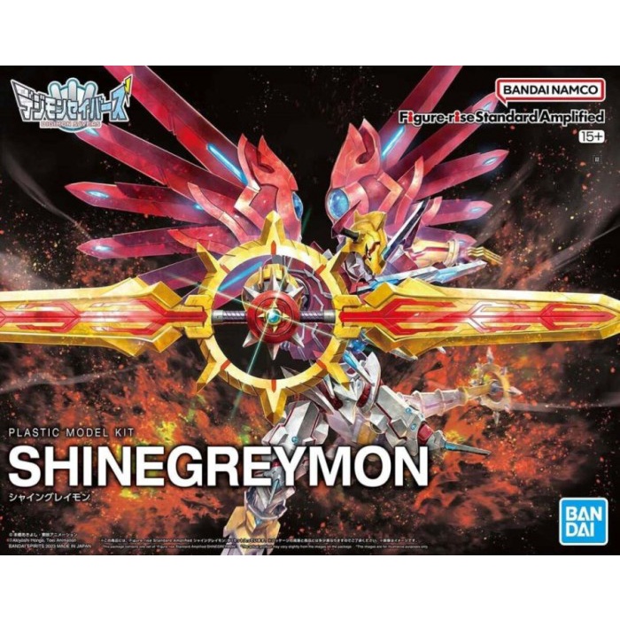 Jual Figure-rise Standard Amplified Shinegreymon Digimon Model Kit FRS | Shopee Indonesia