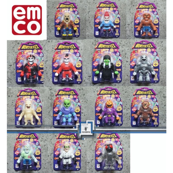 Jual Emco Monster Flex S5 Stretch Squishy Goojitzu Goo Jit Zu Su Slime ...
